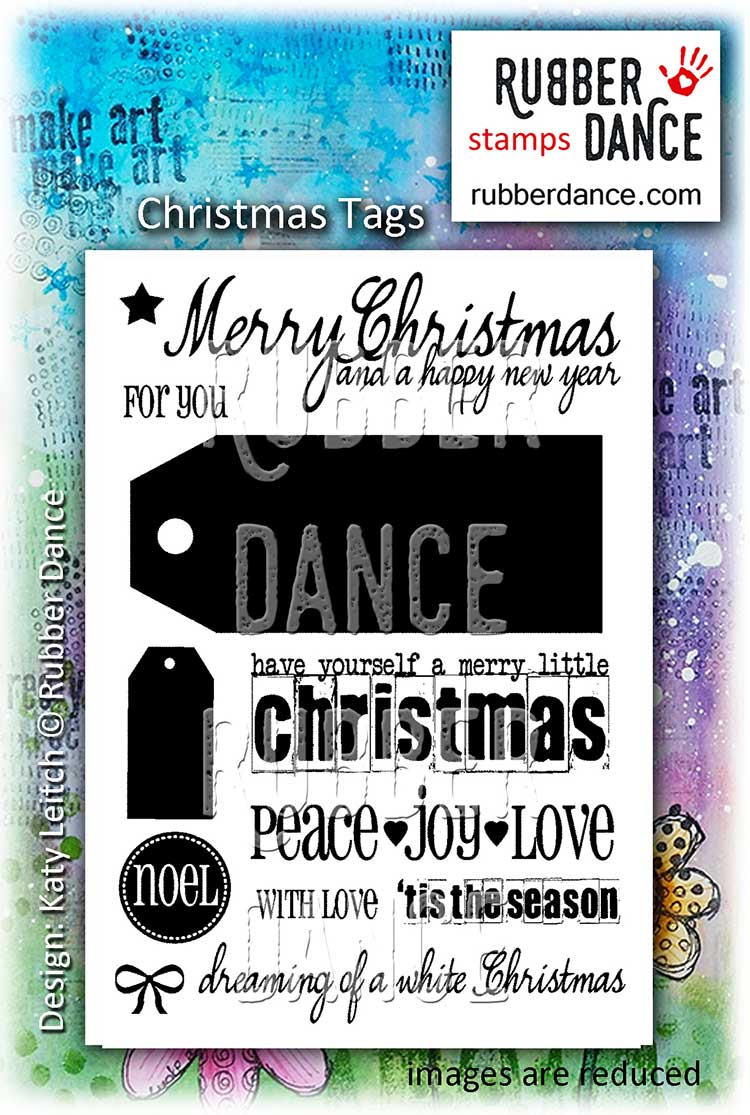 Christmas Cards with Gel Prints – Rubber Dance Art Stamps Blog