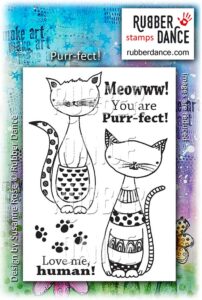 Two Purr-fect Cats! – Rubber Dance Art Stamps Blog
