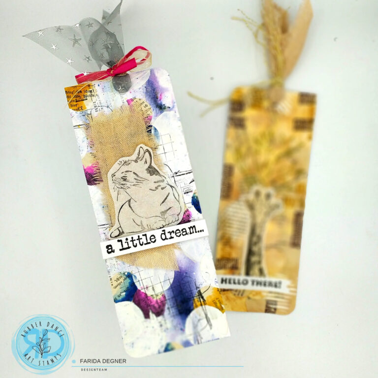 Huge Bookmarks with African Animals & Garden Cats – Rubber Dance Art ...