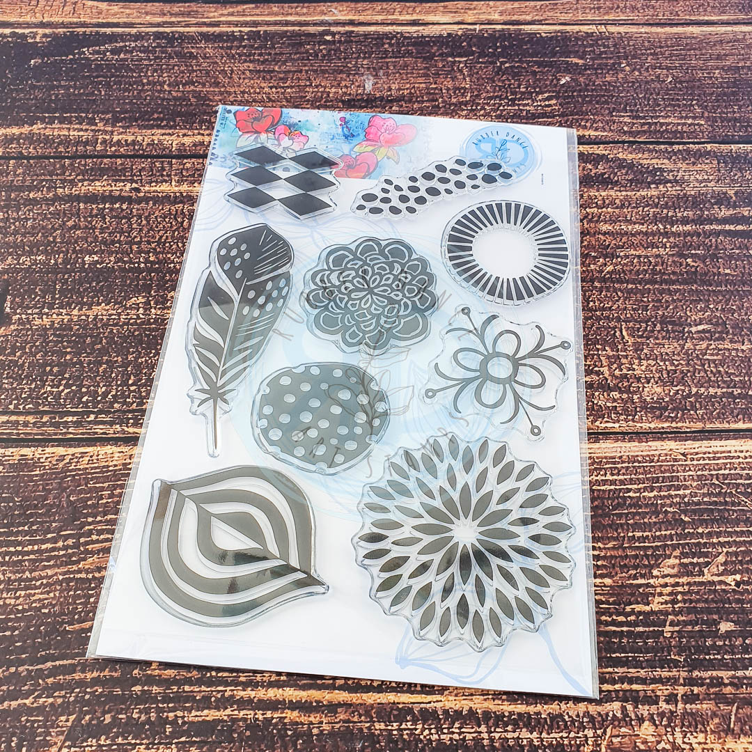 Messy Art Journal Page with Carved Collection #3 – Rubber Dance Art ...