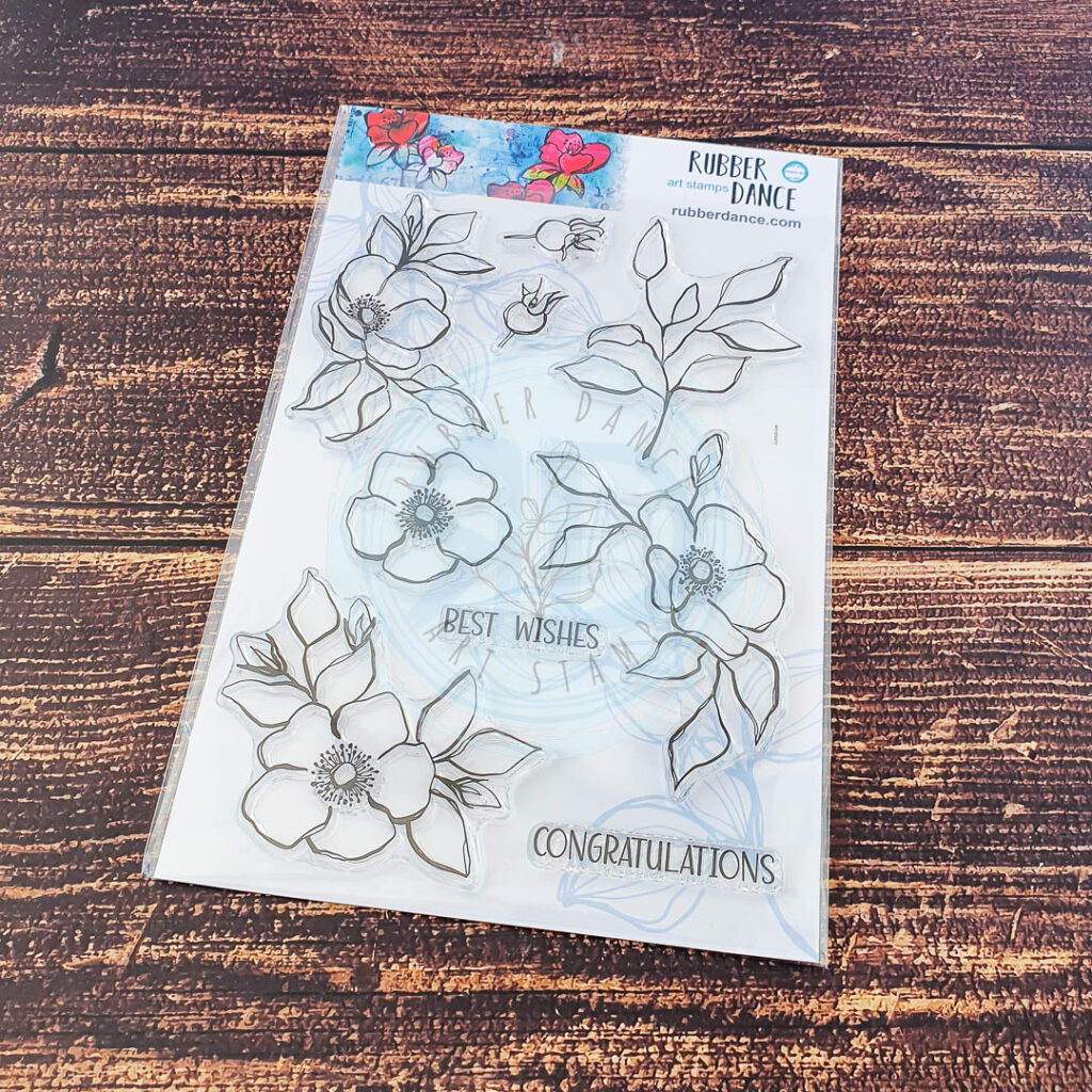Art Journal Page with Inky Flowers – Rubber Dance Art Stamps Blog