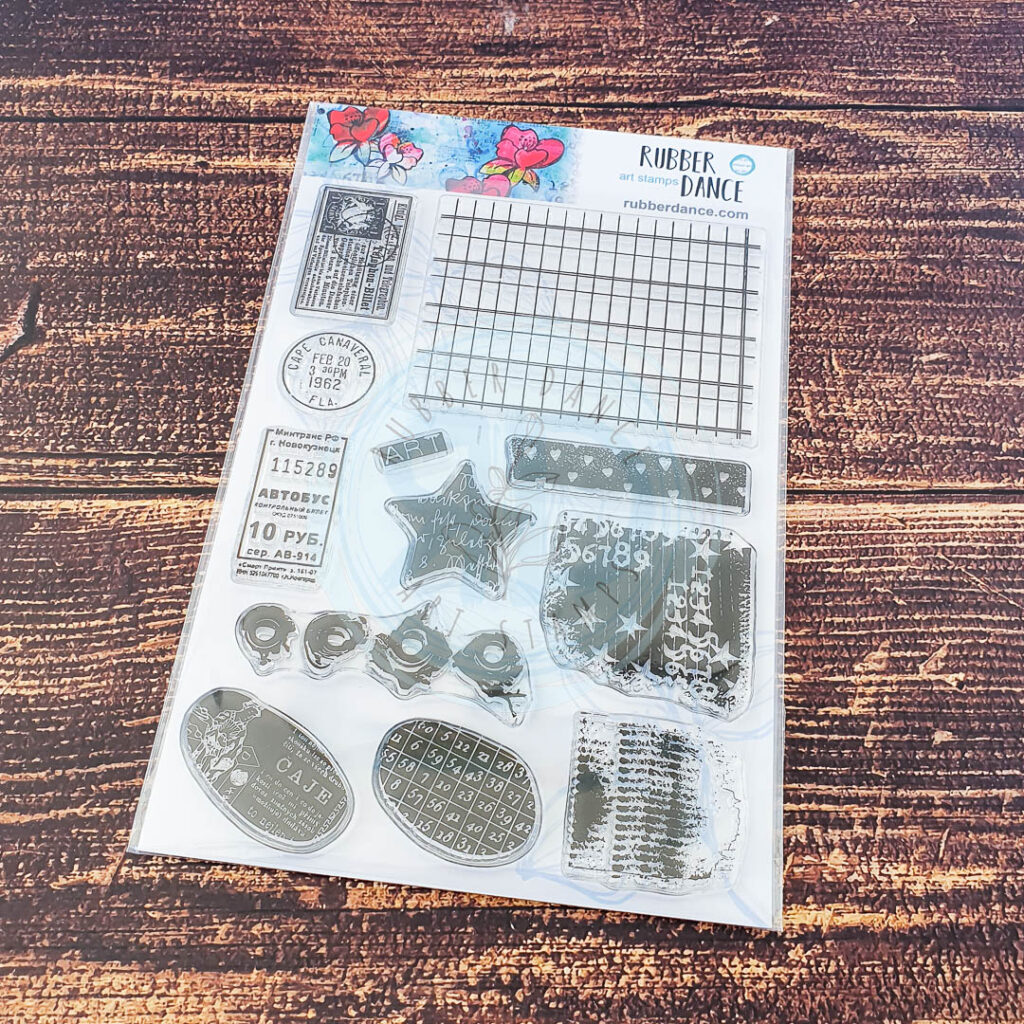 ATC with Spray Inks and Stencils – Rubber Dance Art Stamps Blog