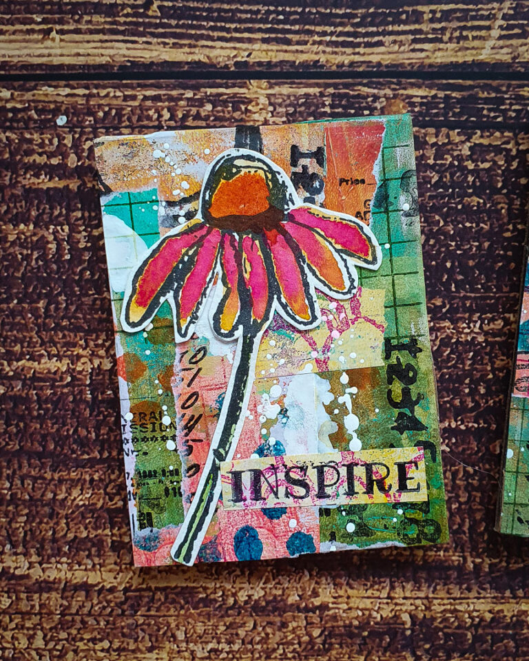 Mixed Media ATCs with handmade Washi Tape – Rubber Dance Art Stamps Blog