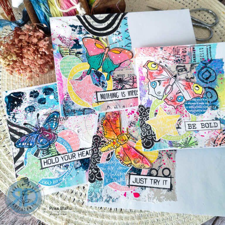 Mail Art: Altered Envelopes with Inky Friends – Rubber Dance Art Stamps ...