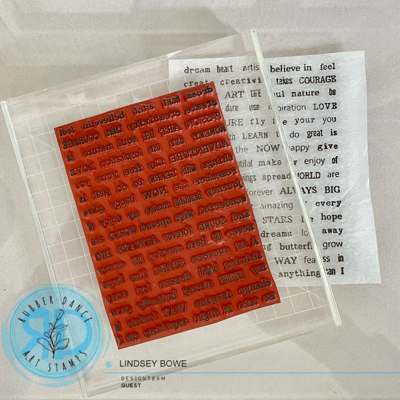 Collage Paper Idea – Tissue Pieces – Rubber Dance Art Stamps Blog