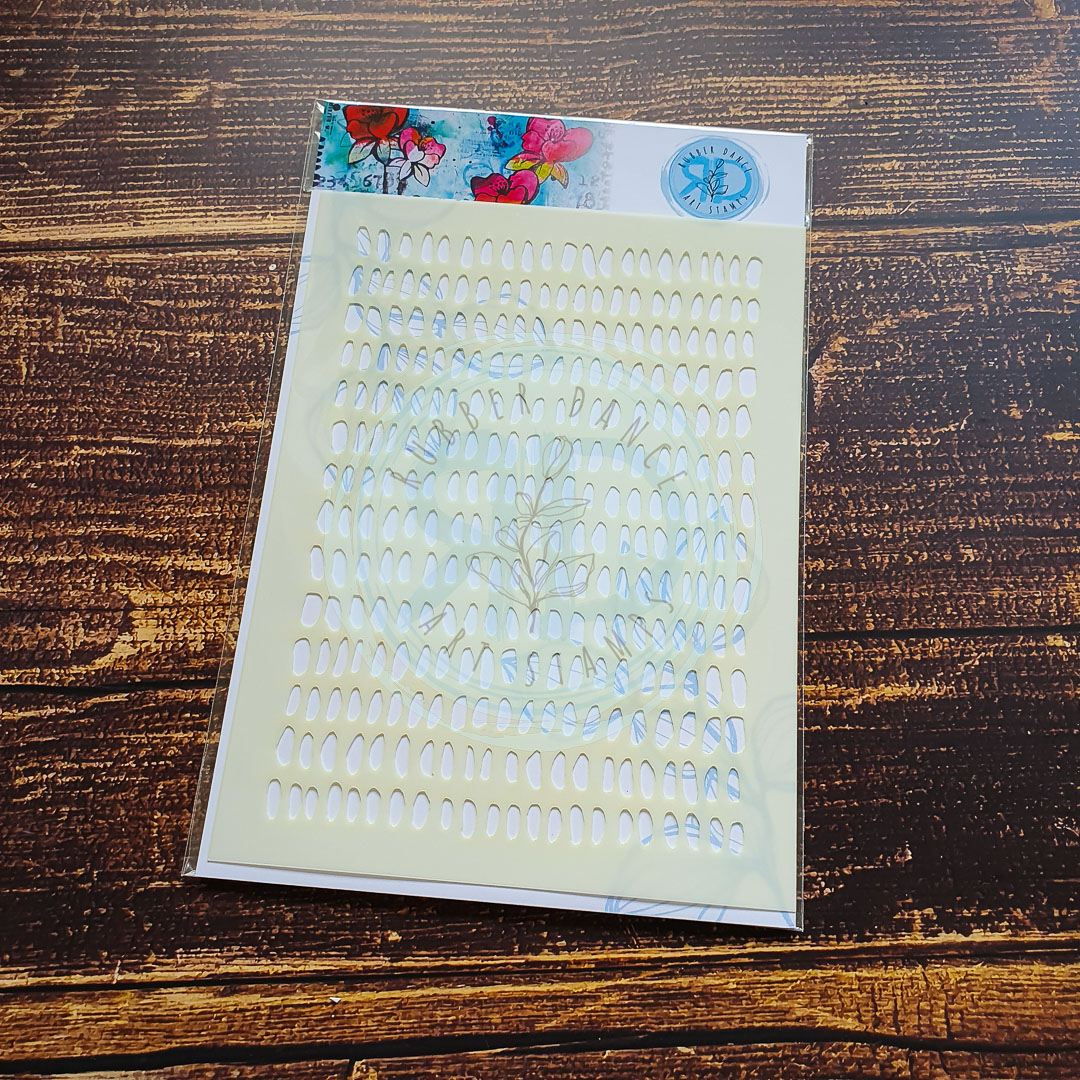Mixed Media Cards with Stenciled Background – Rubber Dance Art Stamps Blog