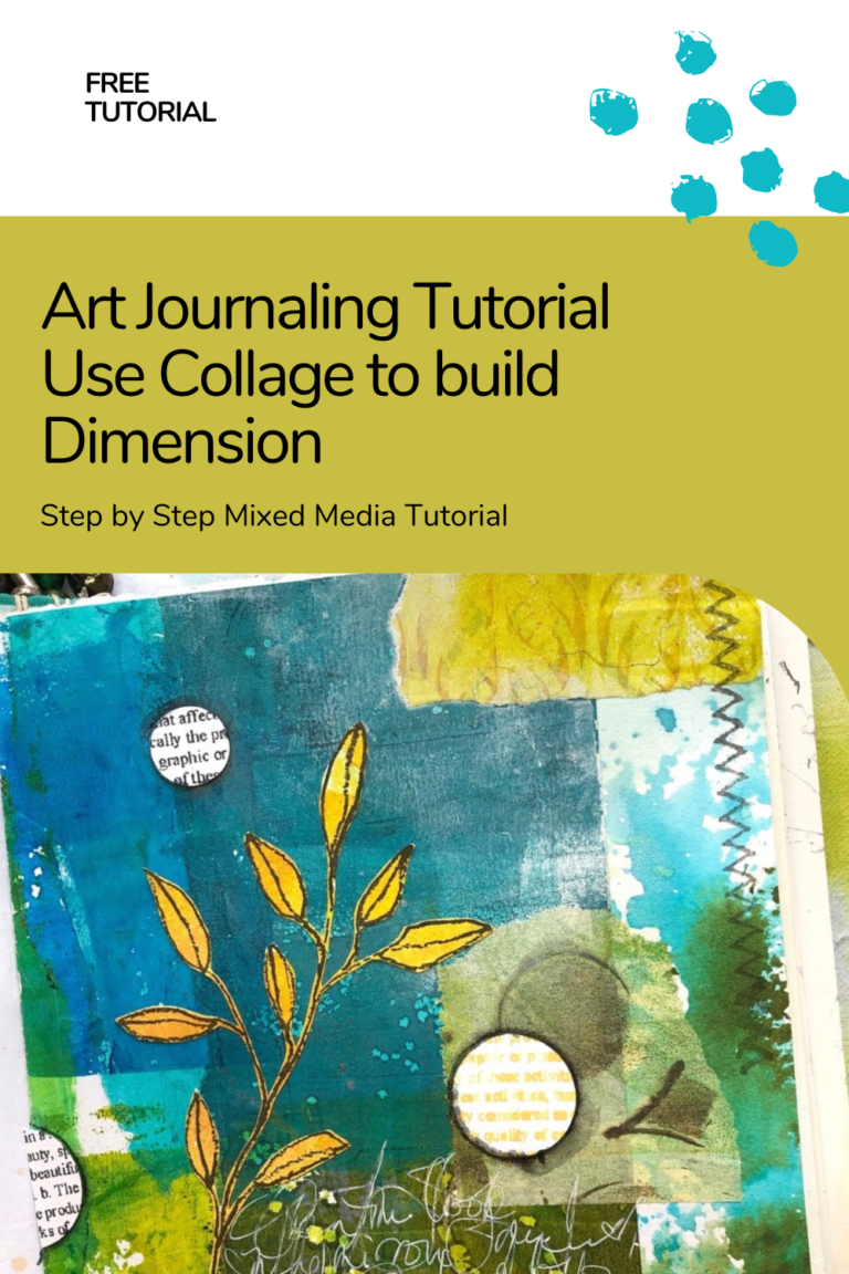 Easy Summer Art Journal Page with Pencil Marks 3 – Rubber Dance Art ...