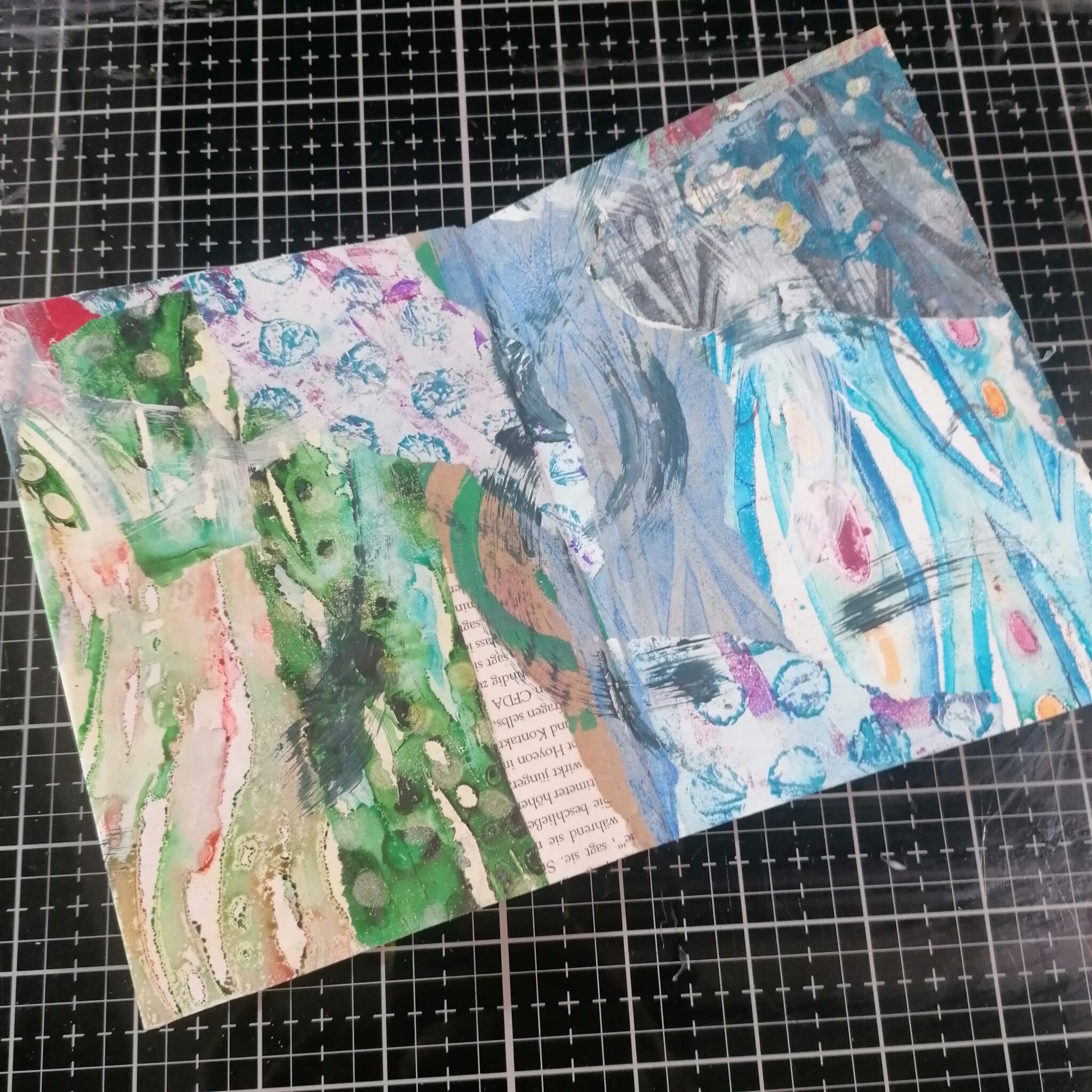 DIY Zine Tutorial – Make a Mixed Media Mini Journal – Rubber Dance Art ...