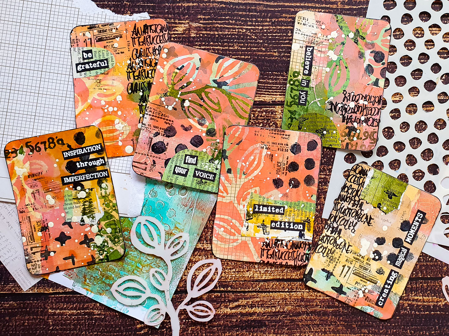 Handmade Journaling Cards with Collage Masterboard – Video Tutorial ...
