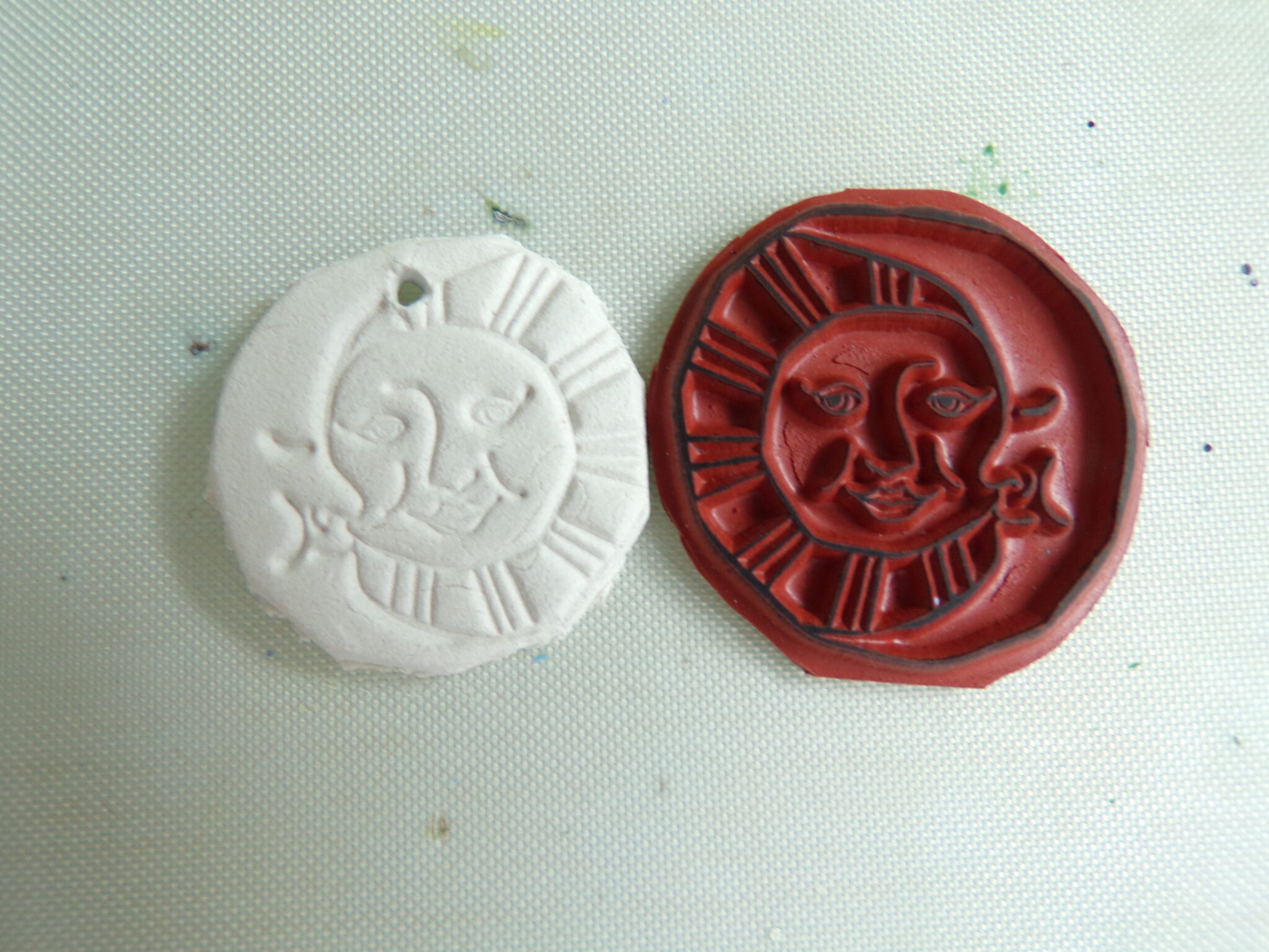 Create amazing Ephemera with Air Dry Clay and Stamps! – Rubber Dance ...