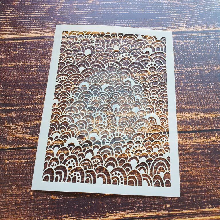 A Gelli Printing Session with Stencil Textures – Rubber Dance Art Stamps Blog