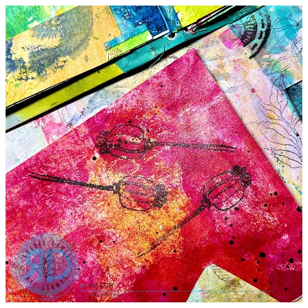 Mixed media Art Journal page with Pencil Marks 5 – Rubber Dance Art ...