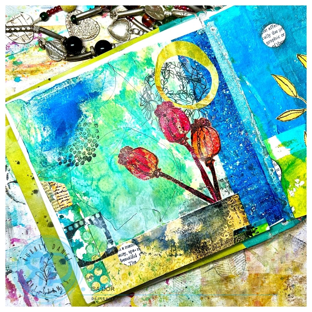 Mixed media Art Journal page with Pencil Marks 5 – Rubber Dance Art ...
