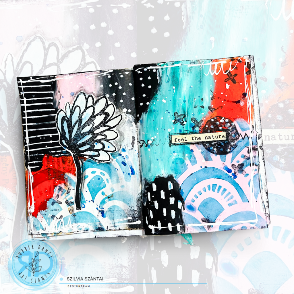 Pocket Journal Page with Pencil Marks 6 – Rubber Dance Art Stamps Blog