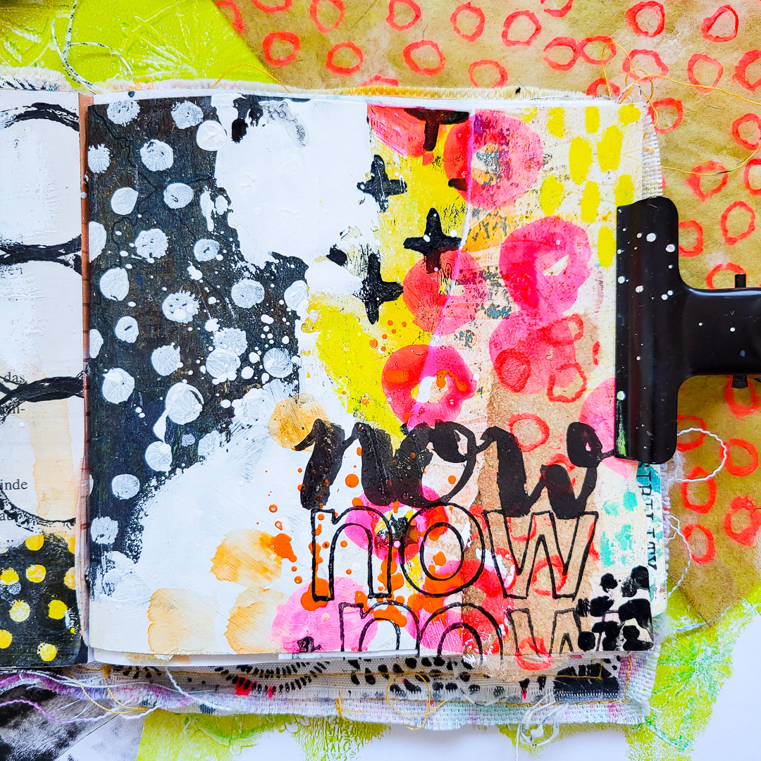 Mixed Media Inspiration – Abstract and Messy Art Journal Collage ...