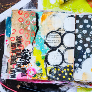 Mixed Media Inspiration – Abstract and Messy Art Journal Collage ...