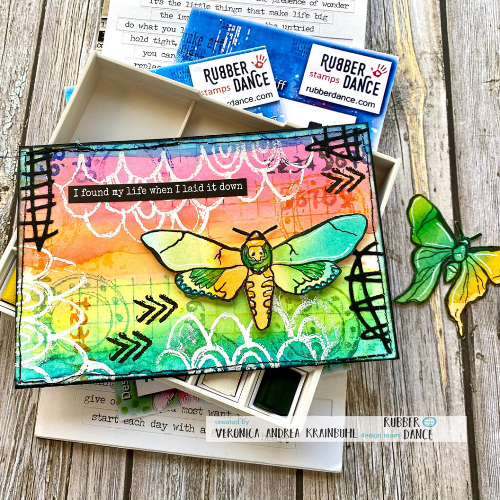 Mixed Media with Inky Friends – Rubber Dance Art Stamps Blog