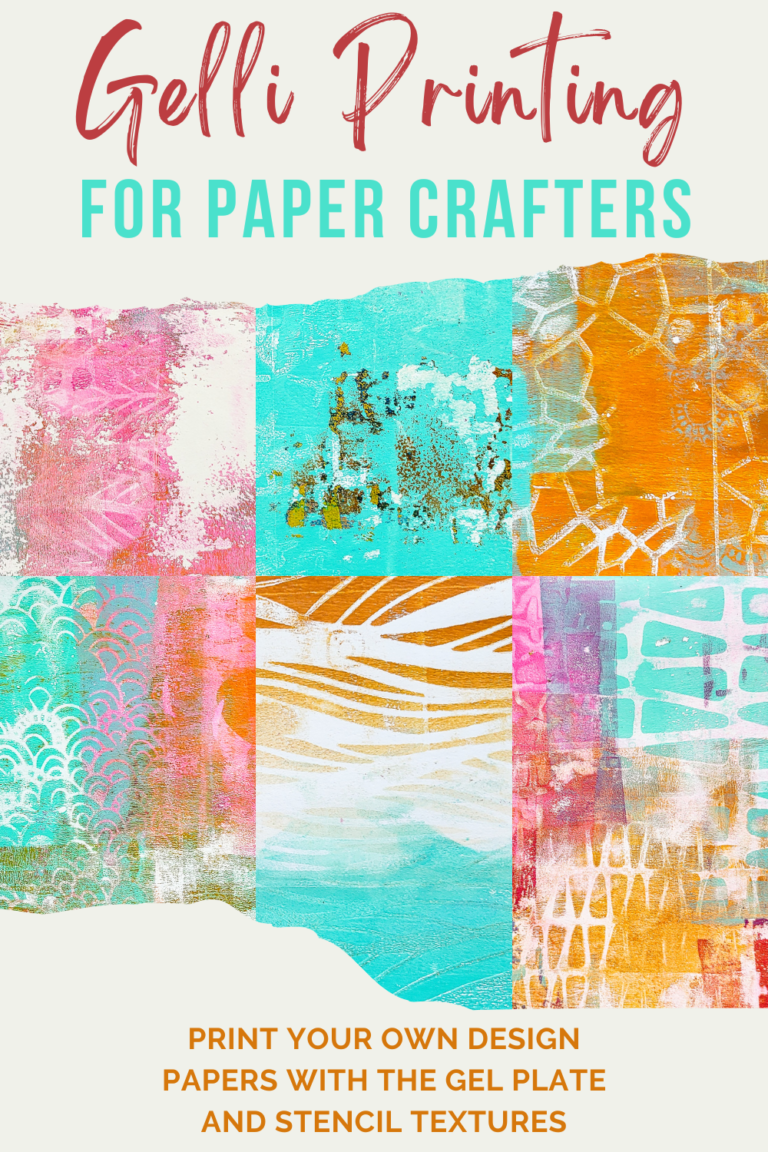 A Gelli Printing Session with Stencil Textures – Rubber Dance Art Stamps Blog