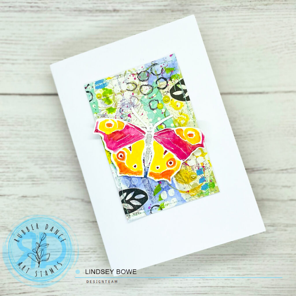 Mixed Media Card/ATC Tutorial with Inky Friends – Rubber Dance Art ...