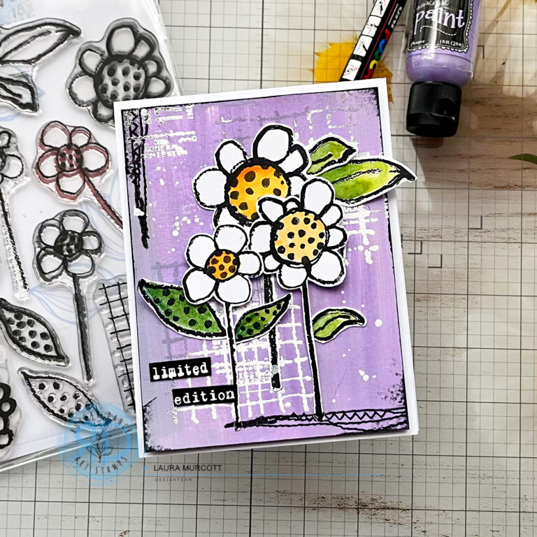 Spring Themed Card Tutorial using Pencil Marks #4 – Rubber Dance Art ...