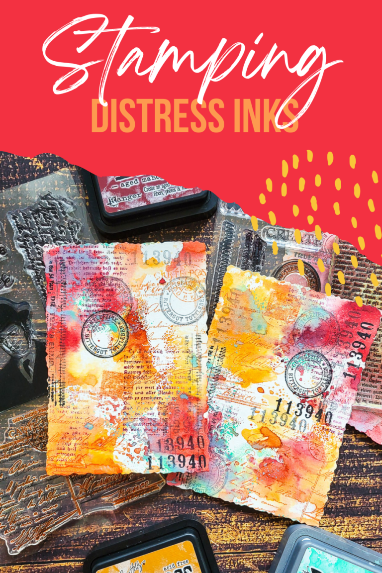 Mixed Media Backgrounds with Distress Inks and Mix It Up Stamps – Rubber Dance Art Stamps Blog