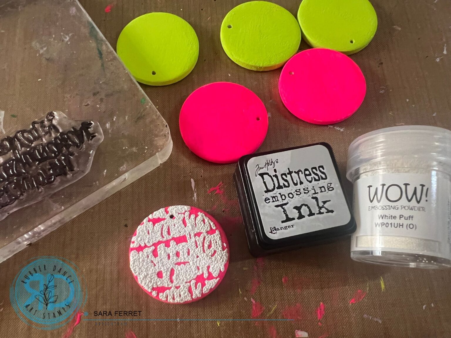 DIY Key Chain Tutorial – Rubber Dance Art Stamps Blog