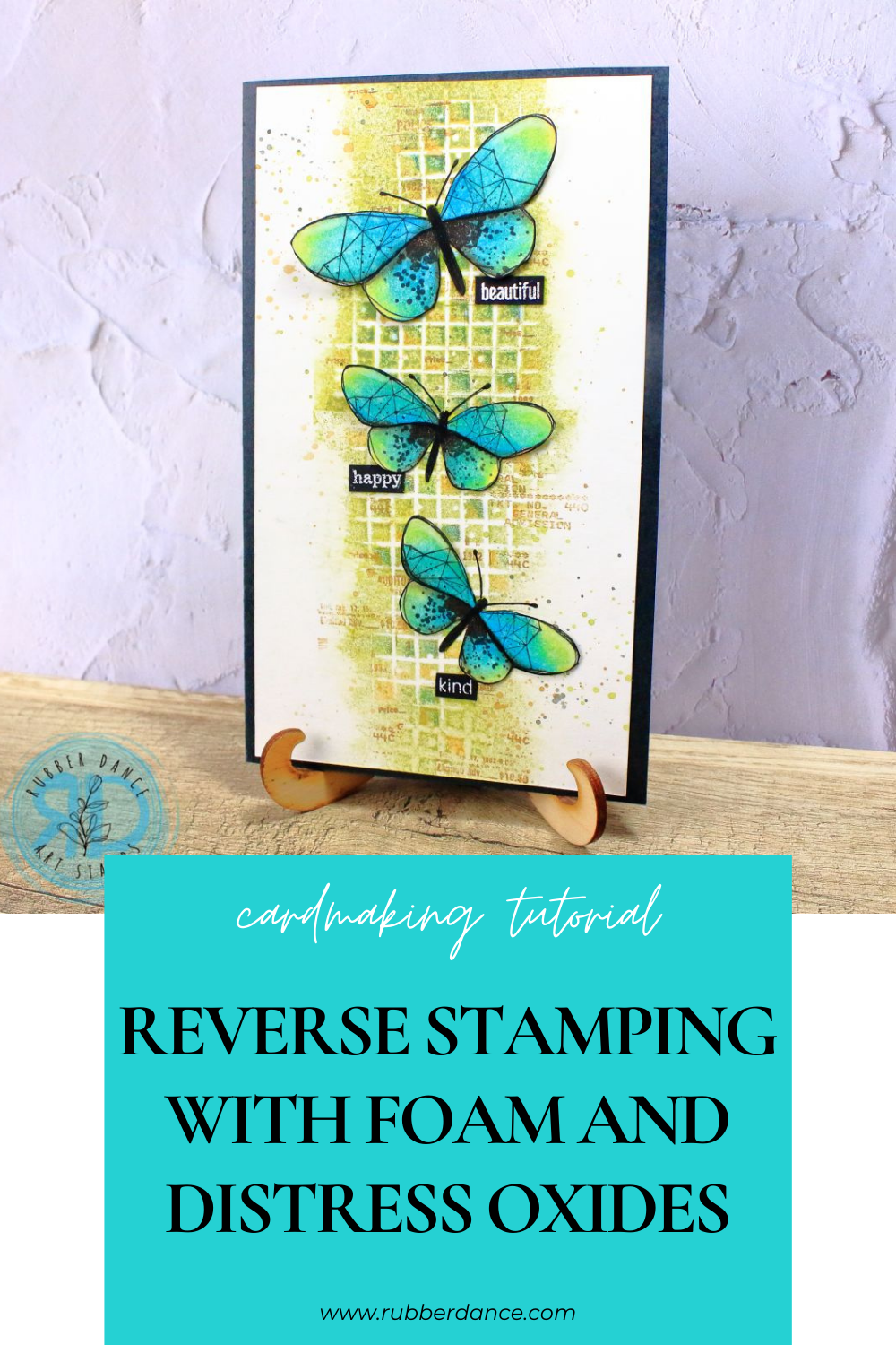 Reversed Stamping Technique & a Card with Mixed Media Marks – Rubber ...