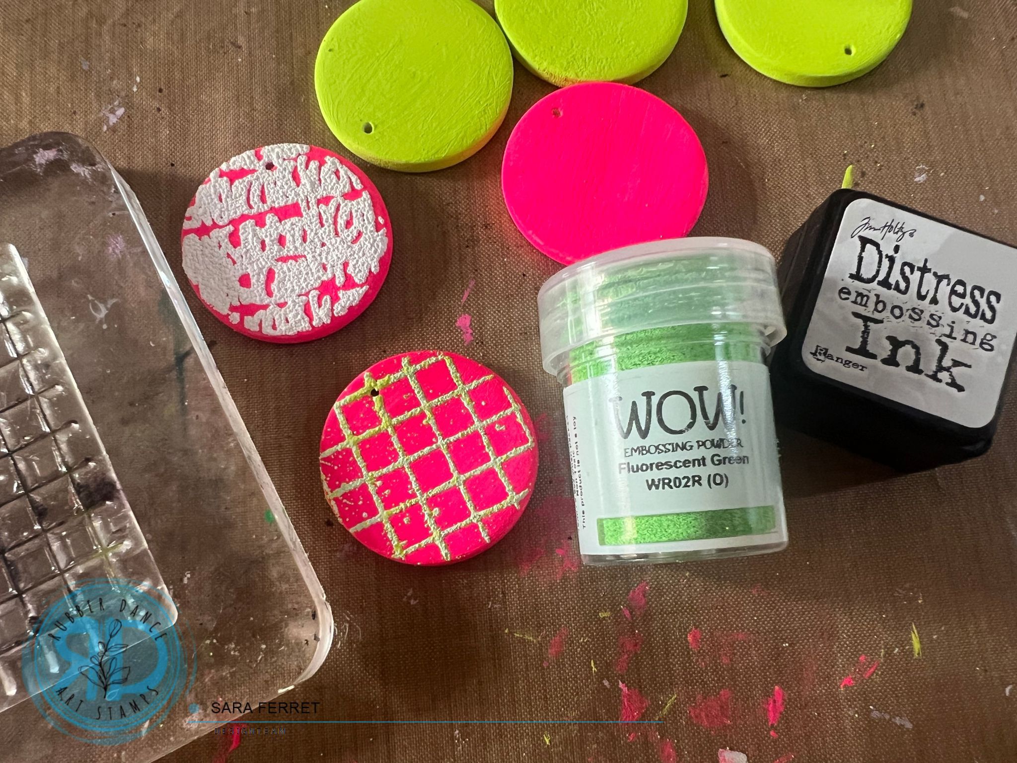 DIY Key Chain Tutorial – Rubber Dance Art Stamps Blog