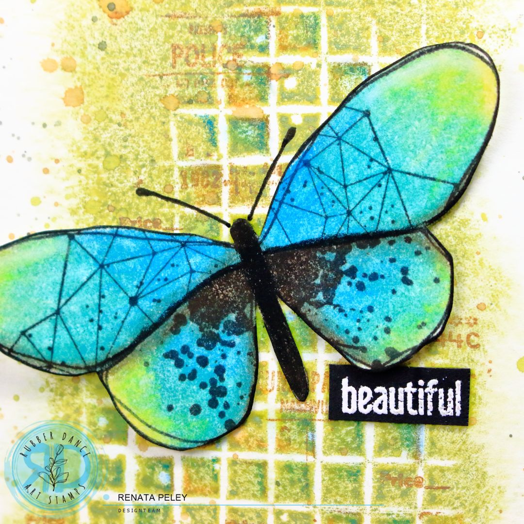 Reversed Stamping Technique & a Card with Mixed Media Marks – Rubber ...