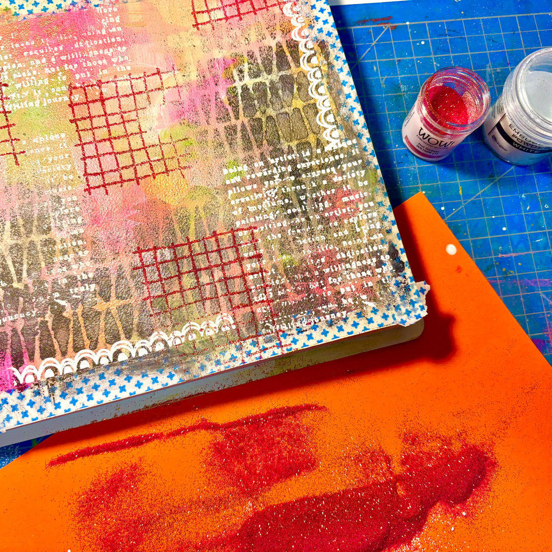 Mixed Media Art Journal Tutorial with Mix it up 4 – Rubber Dance Art ...