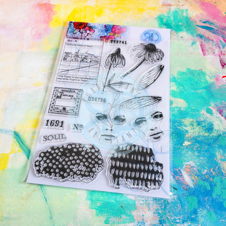 DIY Collage Ephemera with our NEW STAMPS – Rubber Dance Art Stamps Blog