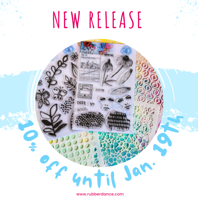 Art Journaling with Crazy Flowers – Rubber Dance Art Stamps Blog