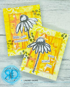 Mixed Media Mini Cards using Gelli Prints – Rubber Dance Art Stamps Blog