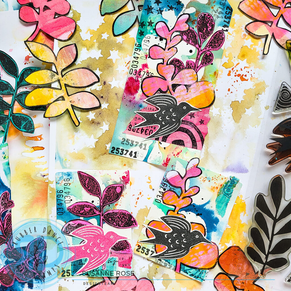 Creative Layering for Paper Projects – Rubber Dance Art Stamps Blog