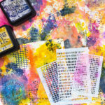 DIY Design Papers with Distress Ink & Mini Marks Stencil(s) – Rubber ...