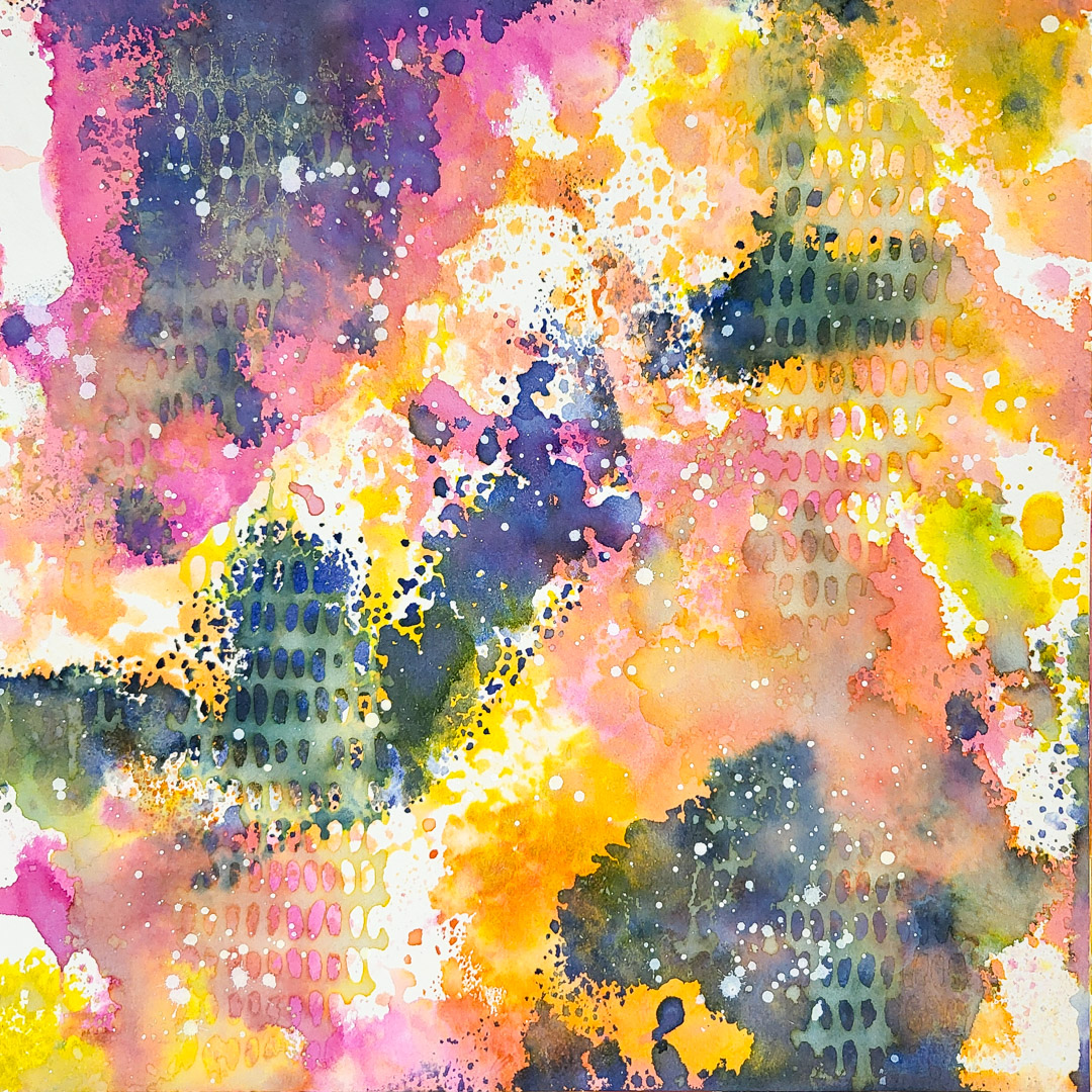 DIY Design Papers with Distress Ink & Mini Marks Stencil(s) – Rubber ...