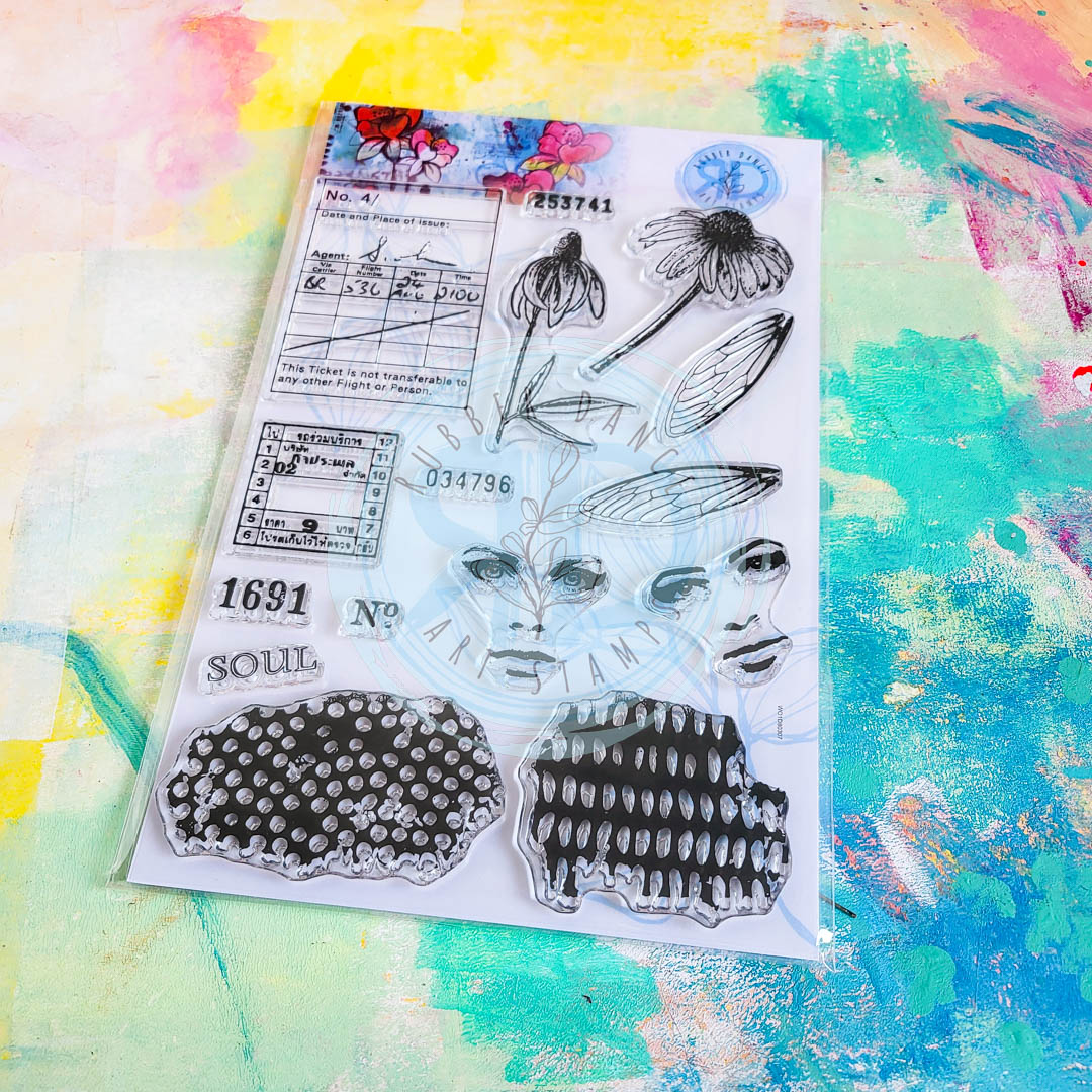 Rubber Dance Art Stamps - Clearstamps - Mix It Up 7