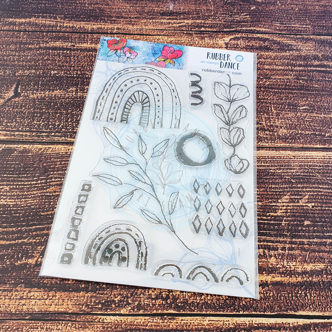 Rubber Dance Art Stamps - Clearstamps - Pencil Marks 3