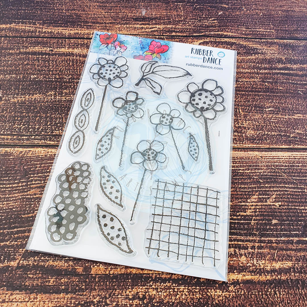 Rubber Dance Art Stamps - Clearstamps - Pencil Marks 4