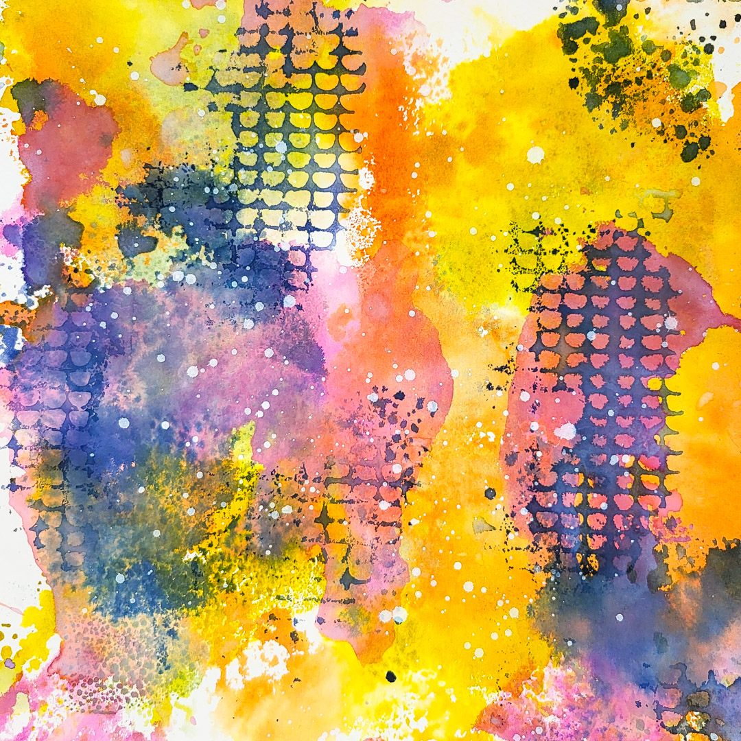 Rubber Dance Art Stamps - Stencil - Mini Marks